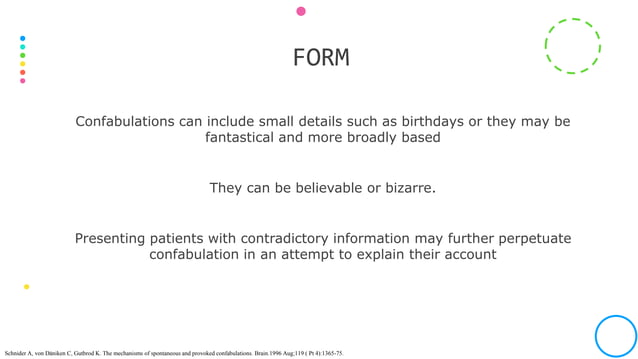 Confabulation | PPTX