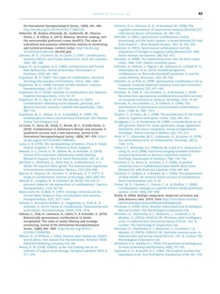 Confabulation what is associated with its rise and fall a study in ...