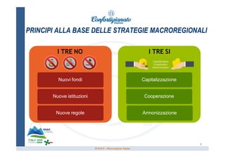 Confartigianato_Presentazione Macroregione Alpina EUSALP | PDF | Europe ...