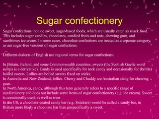 Confectioneries ppt | PDF