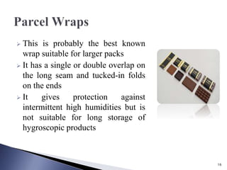 Packaging in the confectionery industry | PPTX