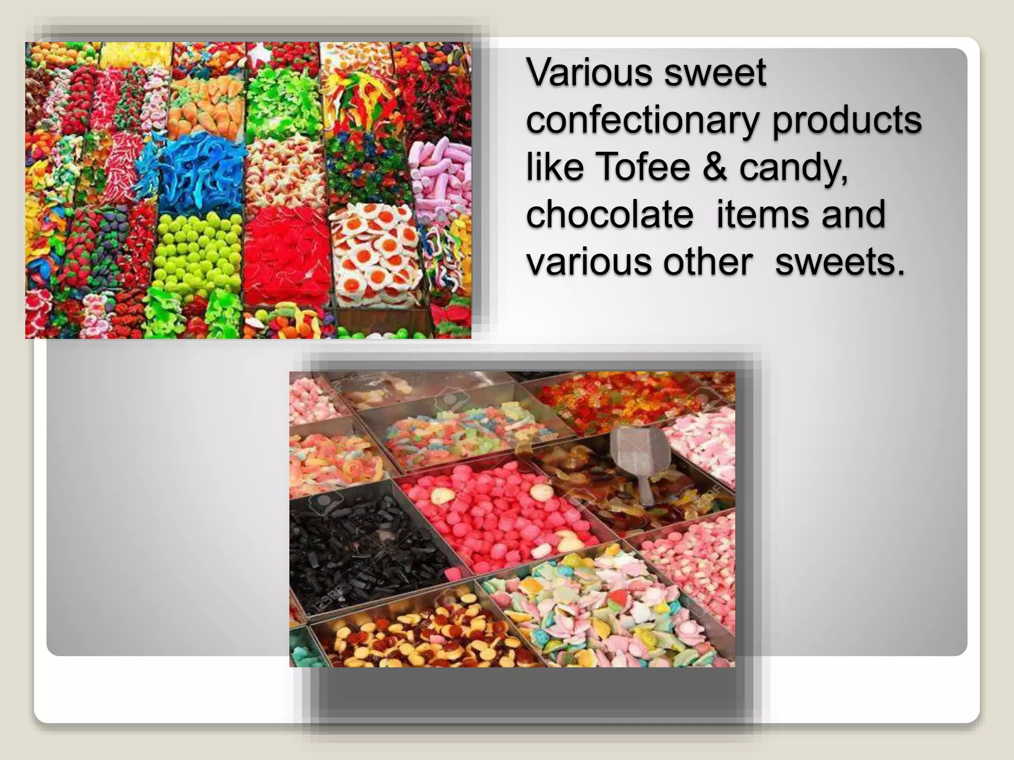 Confectionery as sugar products | PPTX