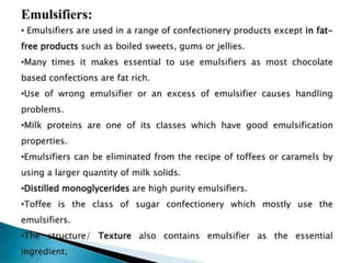 confectionery ingredient | PPT