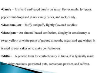 confectionery ingredient | PPT