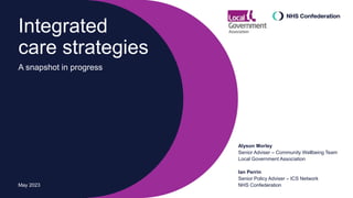 Integrated care strategies: A snapshot in progress | PPTX | Healthcare ...