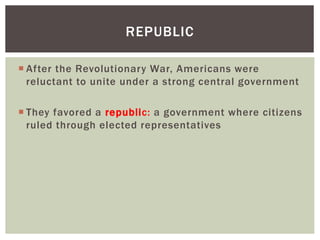 Confederation and the Constitution | PPTX | Civic affairs | Politics
