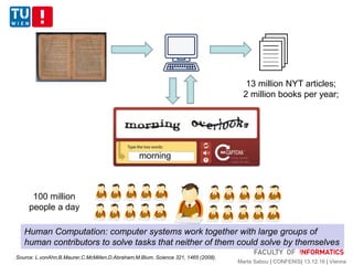 Human Computation and Crowdsourcing for Information Systems | PPT
