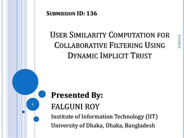 AIST 2015 Conference Paper Presentation | PPT