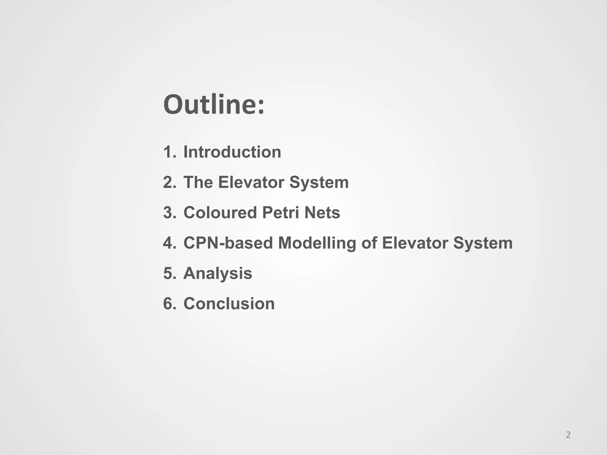 Modeling Elevator System With Coloured Petri Nets | PDF