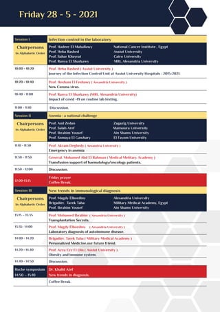 EGY Lab Medicine 20th 27-29- May 2021 | PDF