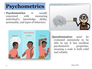 Psychometric properties | PDF