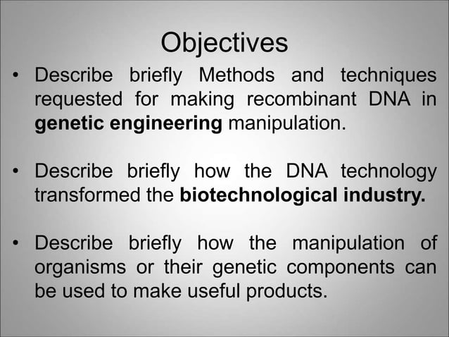 CONFERENCE 5-Techniques in Genetic Engineering.ppt