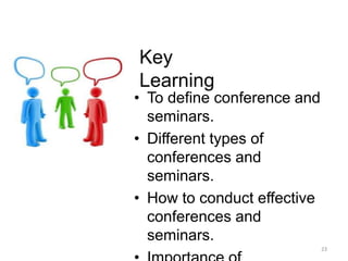 Conference and seminars | PPTX