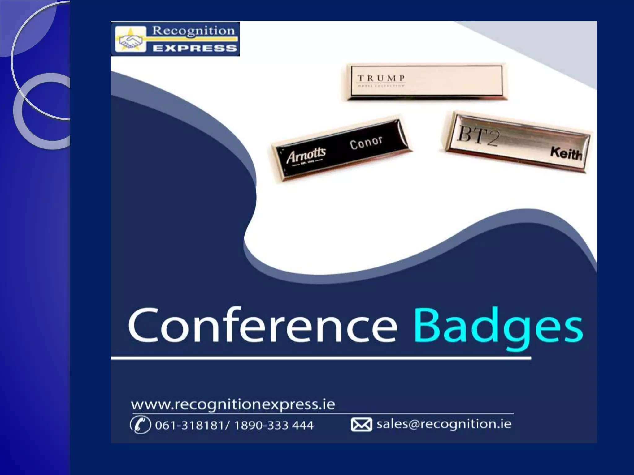 Conference badges | PPTX