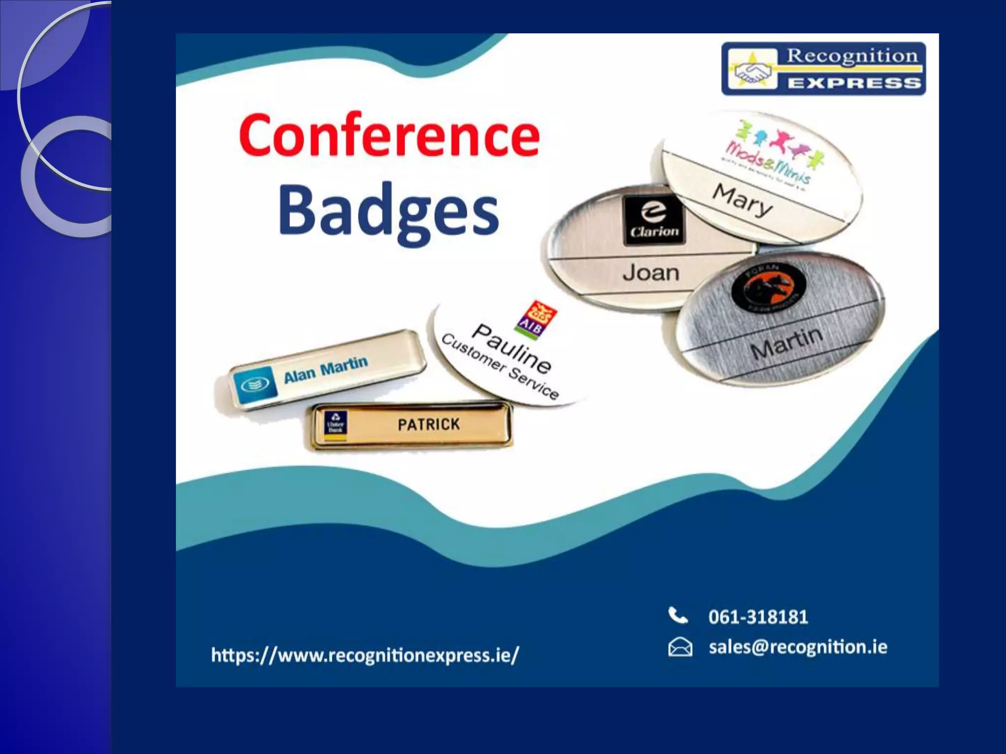 Conference badges | PPTX