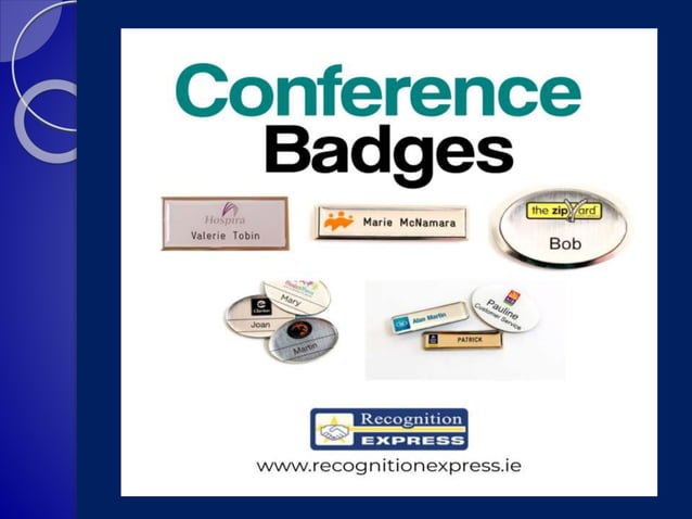 Conference badges | PPTX
