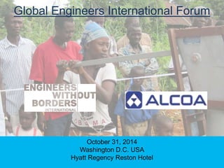 EWB-International Forum Booklet | PPTX