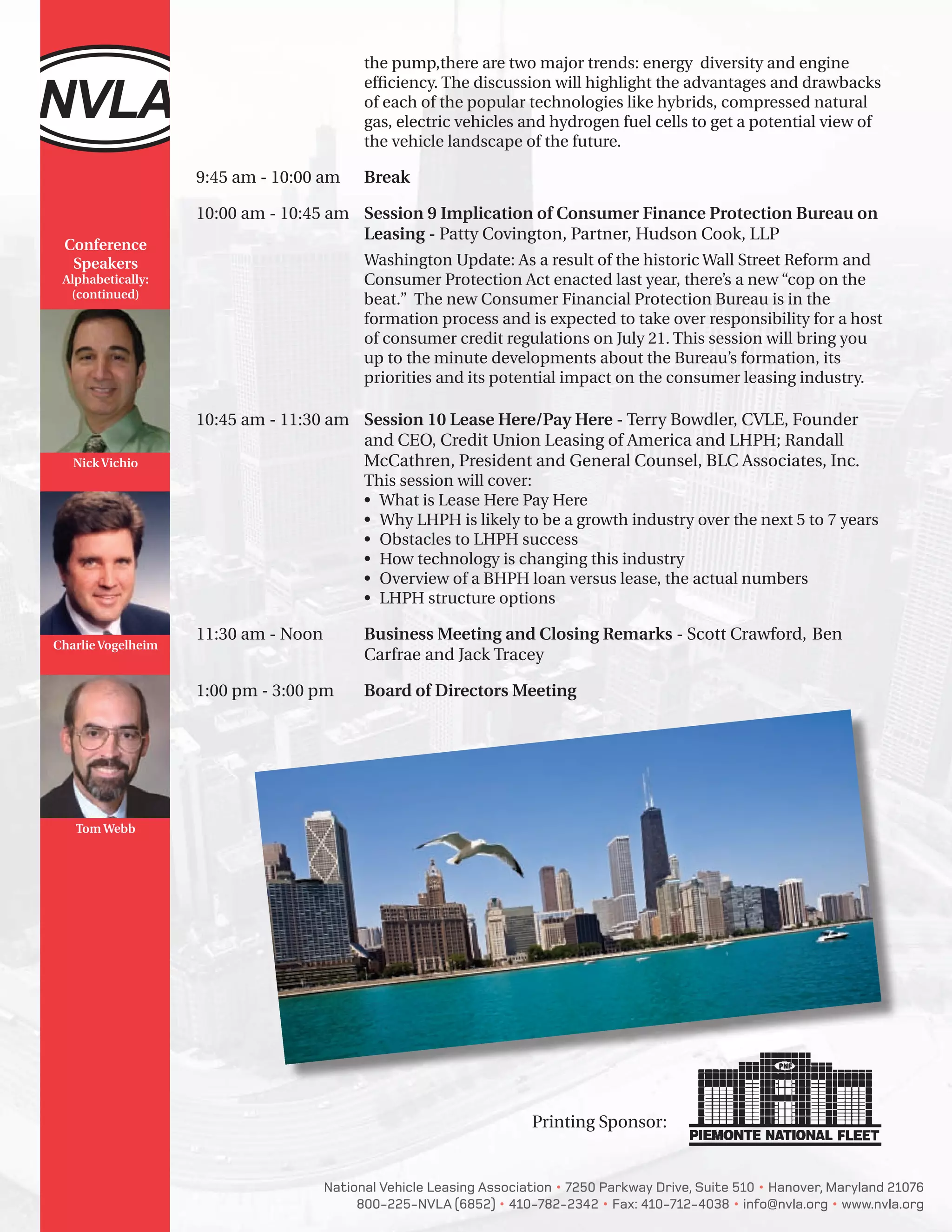 NVLA Conference Brochure | PDF