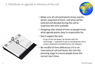 Conference Call Etiquette | PDF