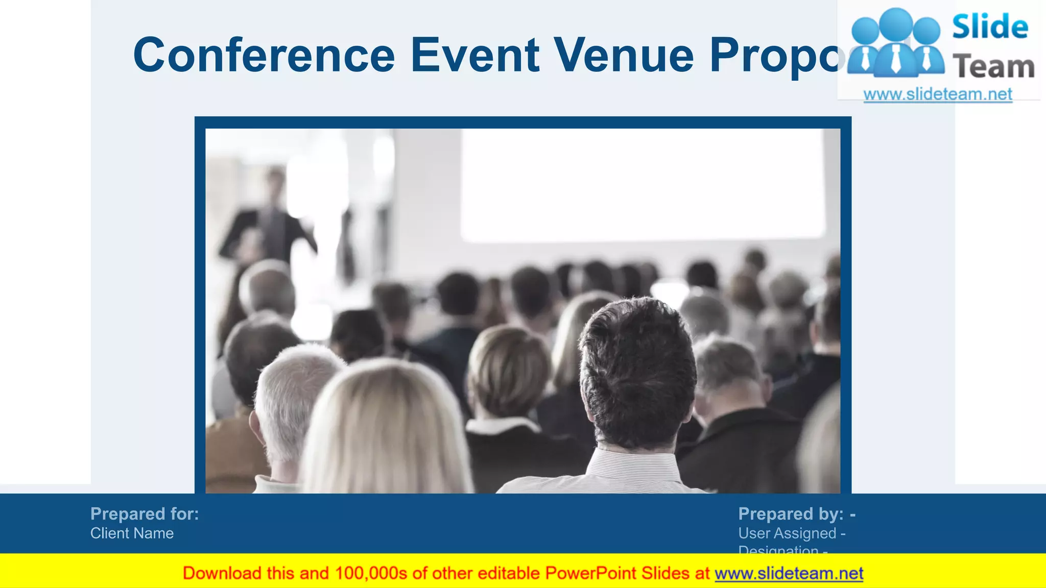Conference Event Venue Proposal PowerPoint Presentation Slides | PDF