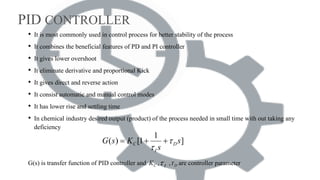 Comparison of PID controller tuning methods for unstable systems | PPTX