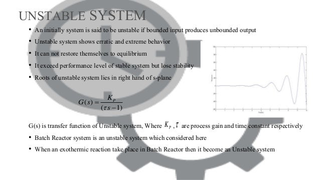 Comparison of PID controller tuning methods for unstable systems Comparison of PID controller tuning methods for unstable systems