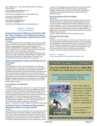Florida Library Association 2016 Conference Guide | PDF