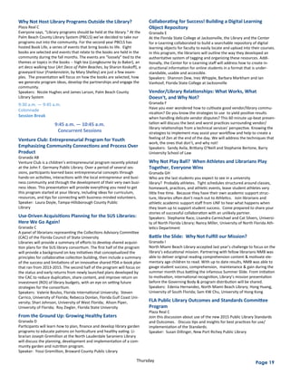 Florida Library Association 2016 Conference Guide | PDF