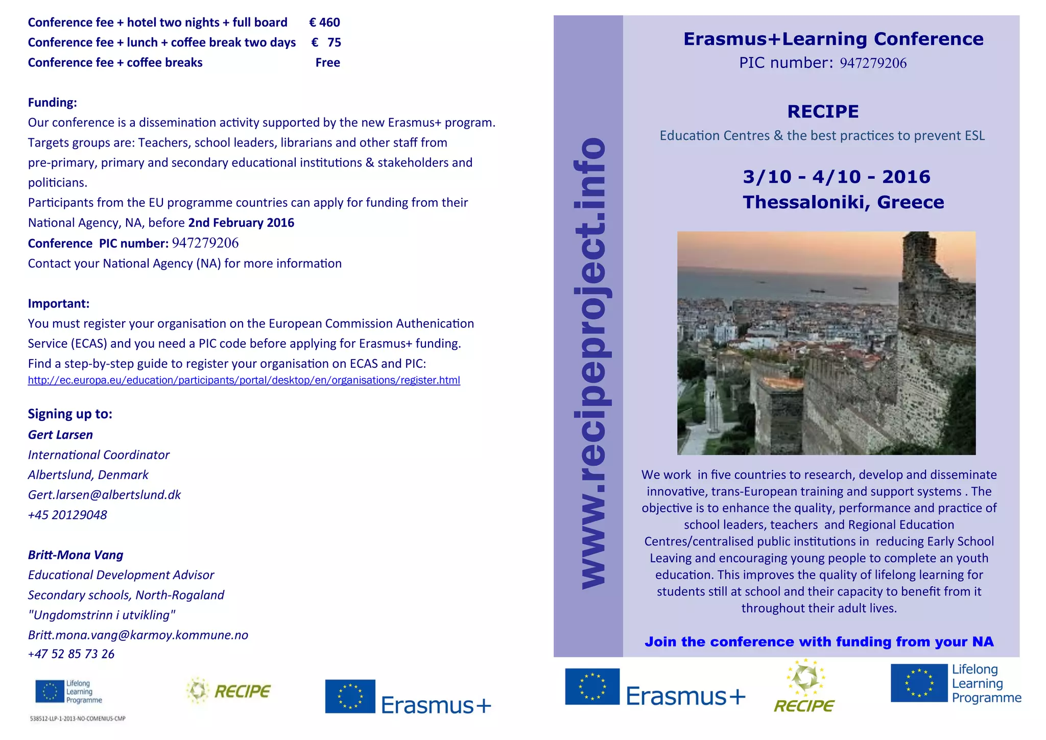 Conference leaflet thessaloniki | PPT