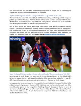 Conference League Final Notion: Marc Gui | PDF