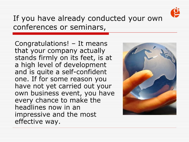 Conference Organisation | PPT