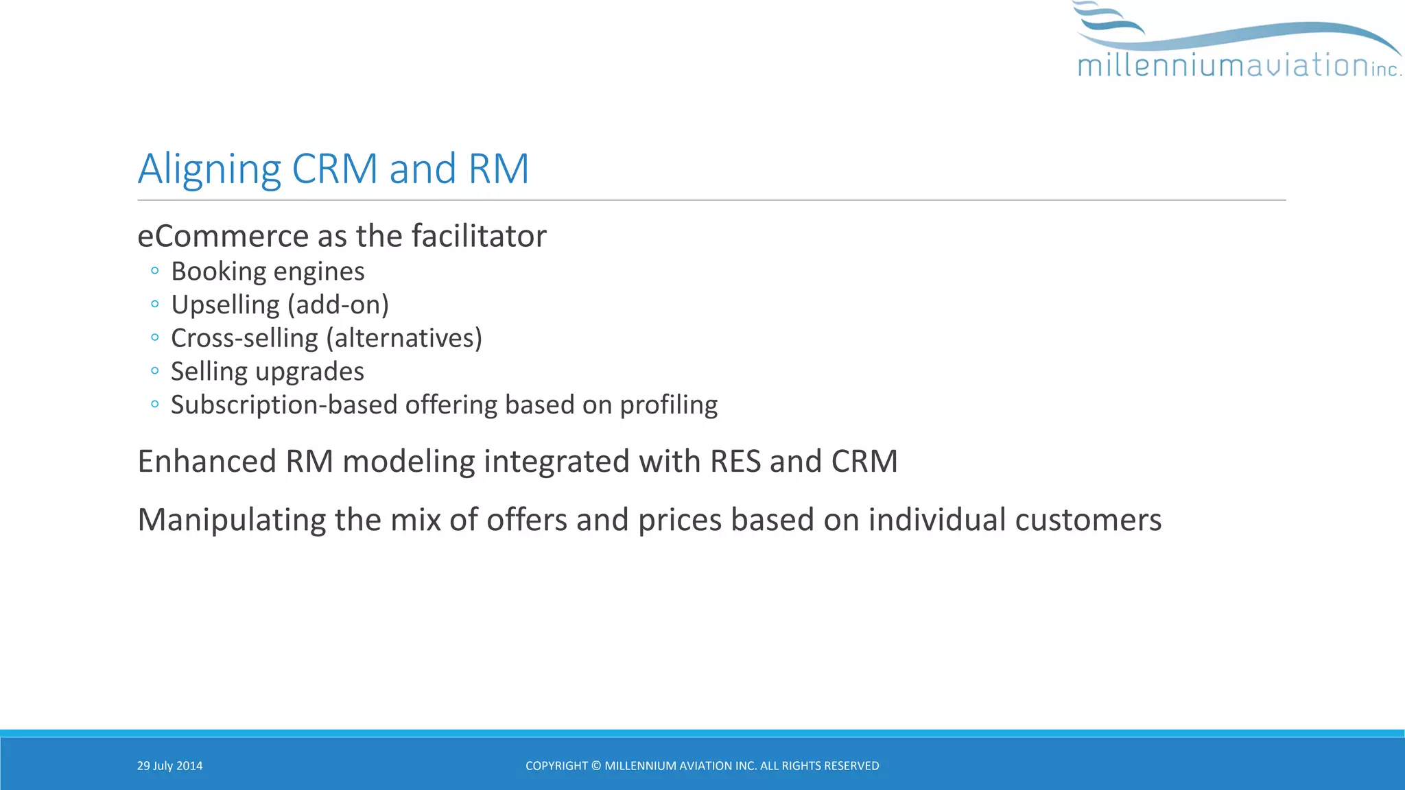 Airline Revenue Management Conference Presentations | PPT