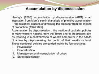 Accumulation by Dispossession and Poverty in Bangladesh | PPT