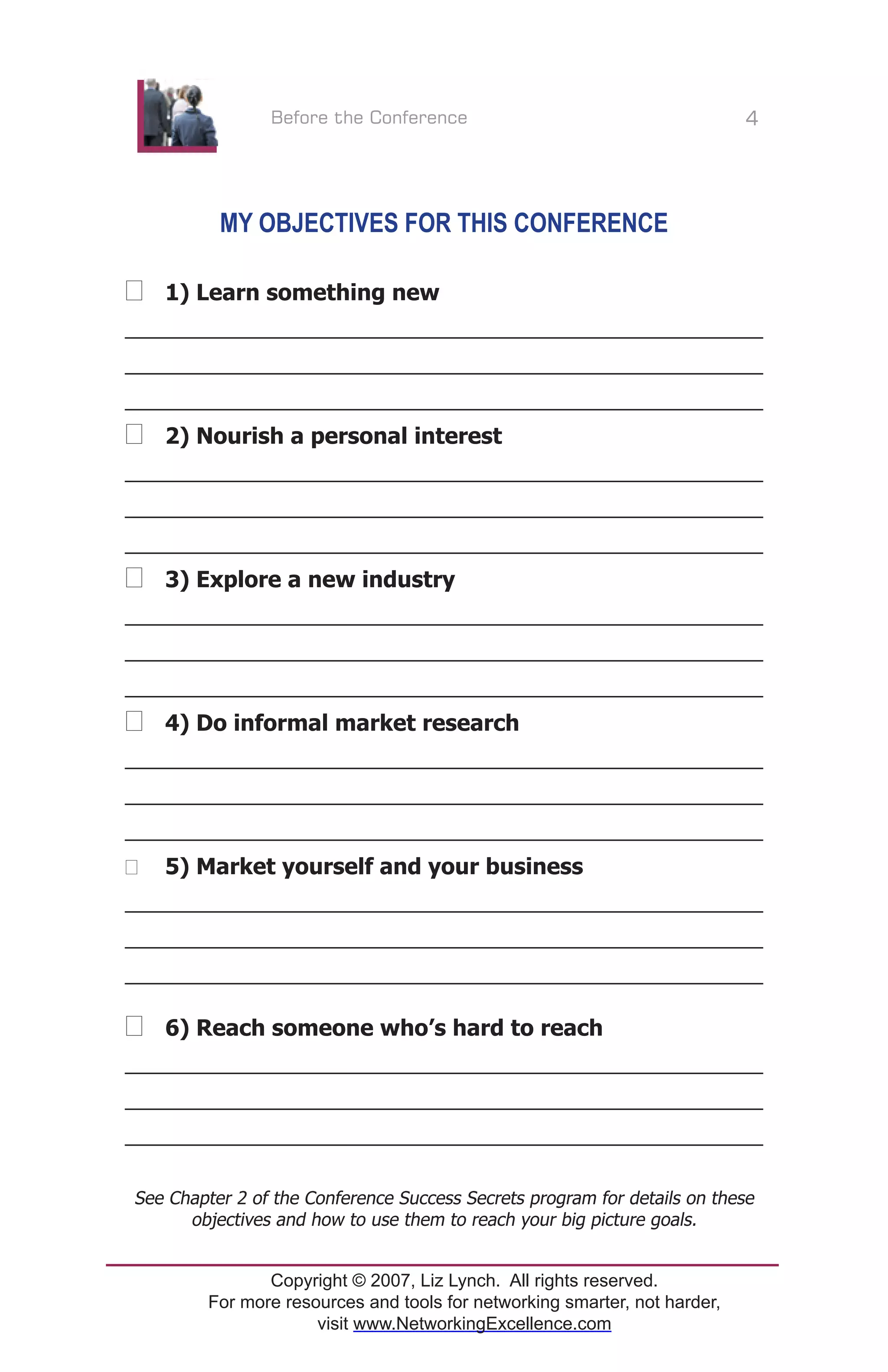 Conference Planning Booklet | PDF
