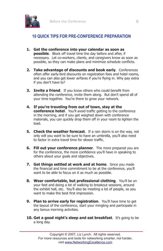 Conference Planning Booklet | PDF