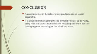 Sustainable Waste Management | PPTX