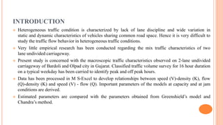CAPACITY ESTIMATION OF TWO LANE UNDIVIDED HIGHWAY | PPTX