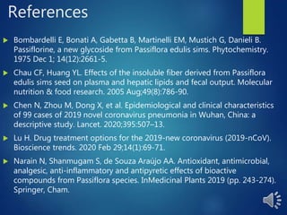 in silico validation of efficacy of phytochemicals from Passiflora ...