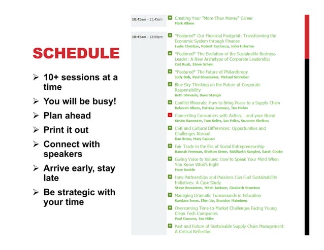 Conference Prep Session | PPT