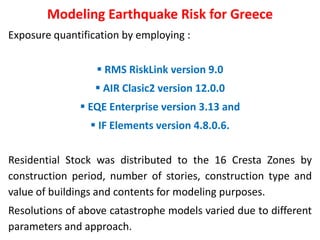 Proposal for a national earthquake insurance program for Greece | PPT