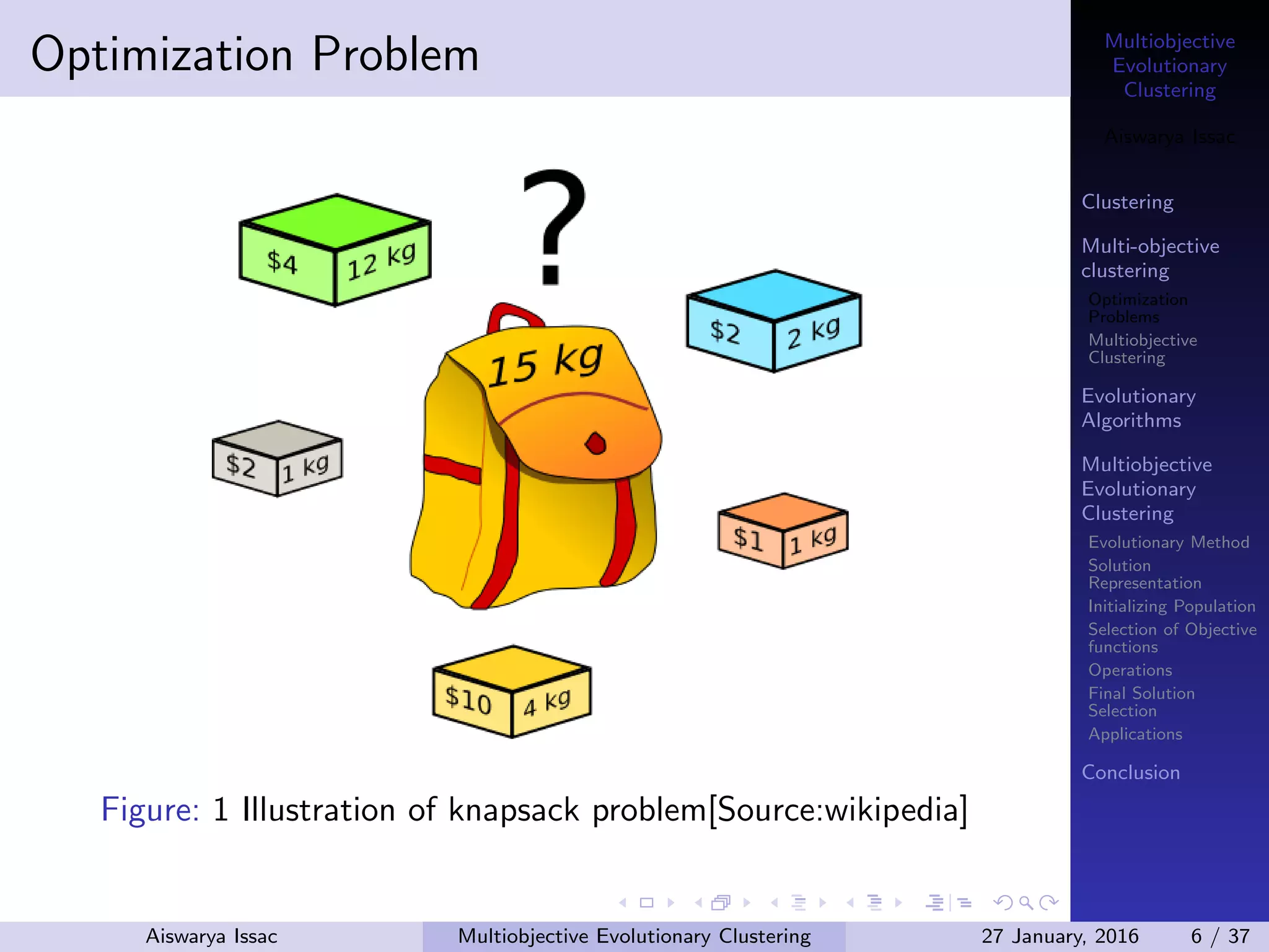 Multi Objective Evolutionary Clustering A Survey Ppt