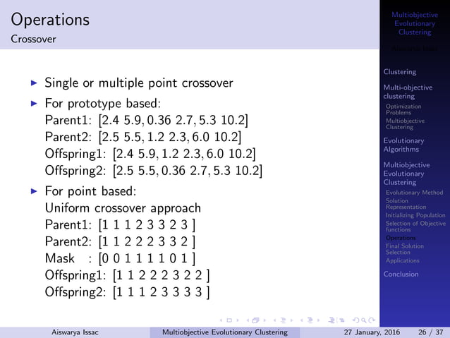 Multi Objective Evolutionary Clustering A Survey Ppt