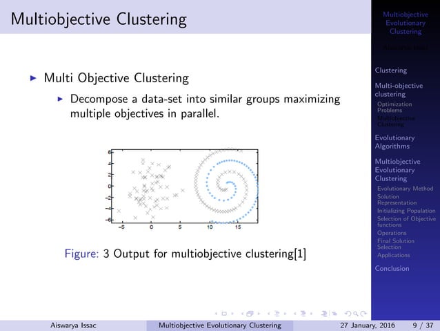Multi Objective Evolutionary Clustering A Survey Ppt