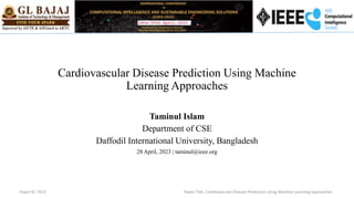 Cardiovascular Disease Prediction Using Machine Learning Approaches.pptx