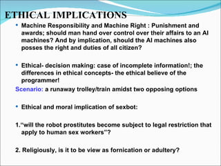 Social and Ethical Implication of Intelligent Machine | PPT