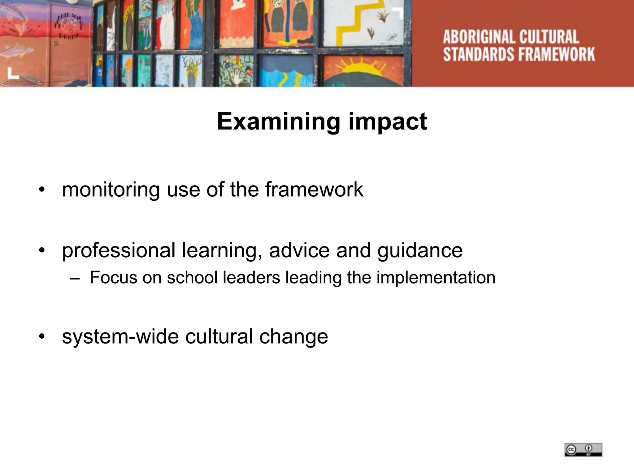 Aboriginal Cultural Standards Framework | PPTX