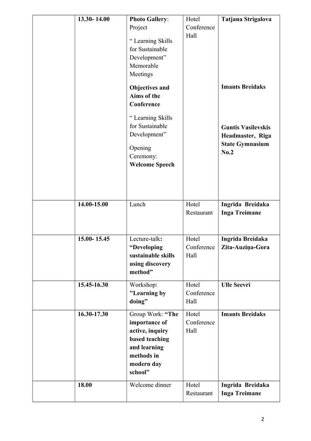 Conference programme | PDF