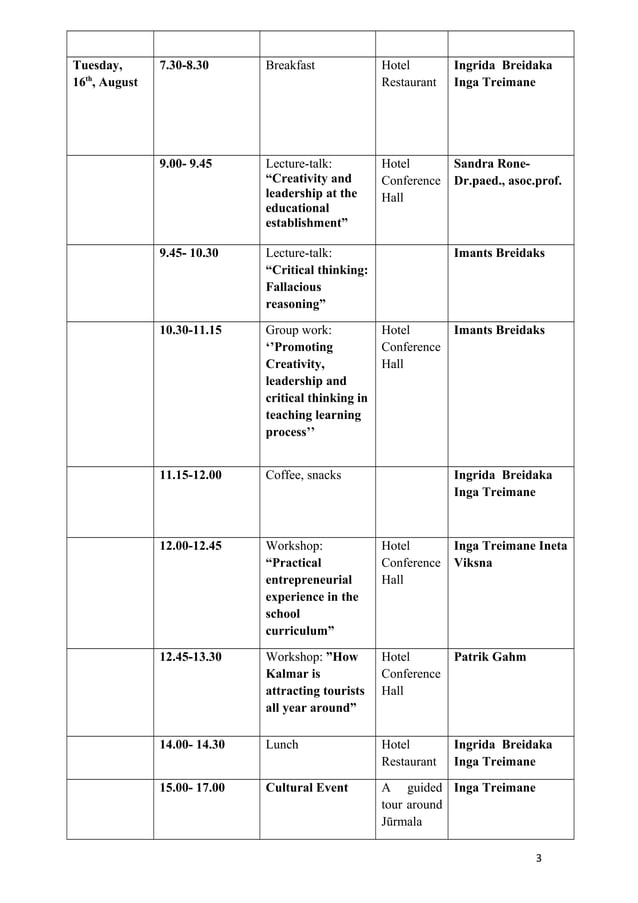 Conference programme | PDF