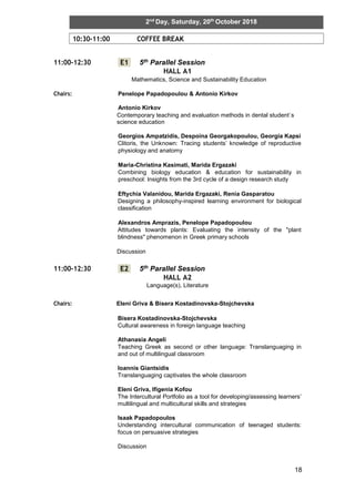 Conference programme education across borders | PDF