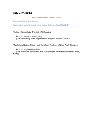 Conference Programming | PDF